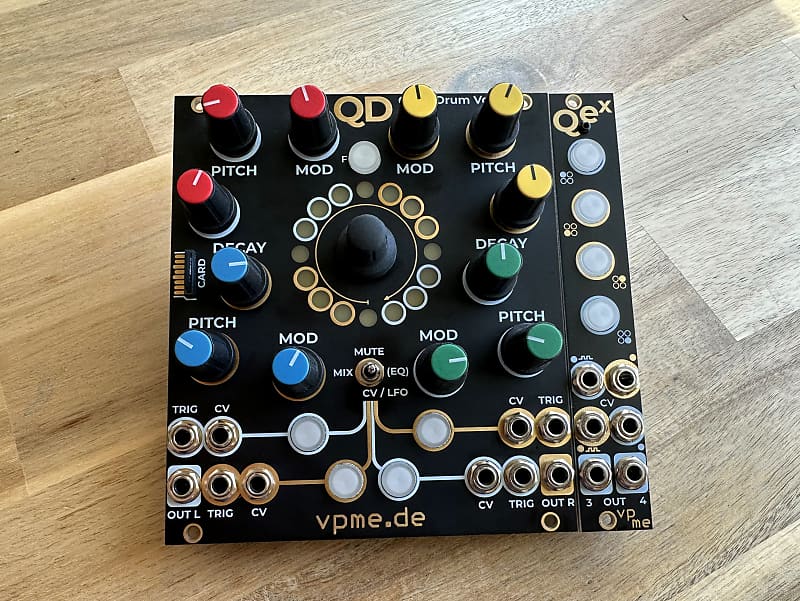 vpme.de QD Quad Drum Voice with QEX Voice Expander | Reverb