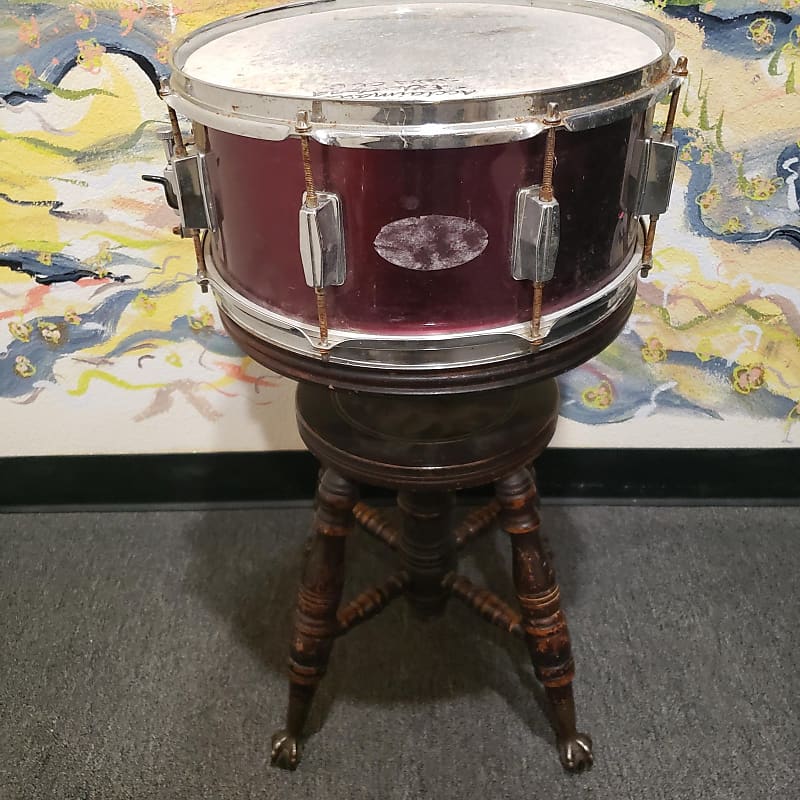 Acclaim Snare Drum 14x6.5in Burgundy USED SOLD AS IS PARTS | Reverb