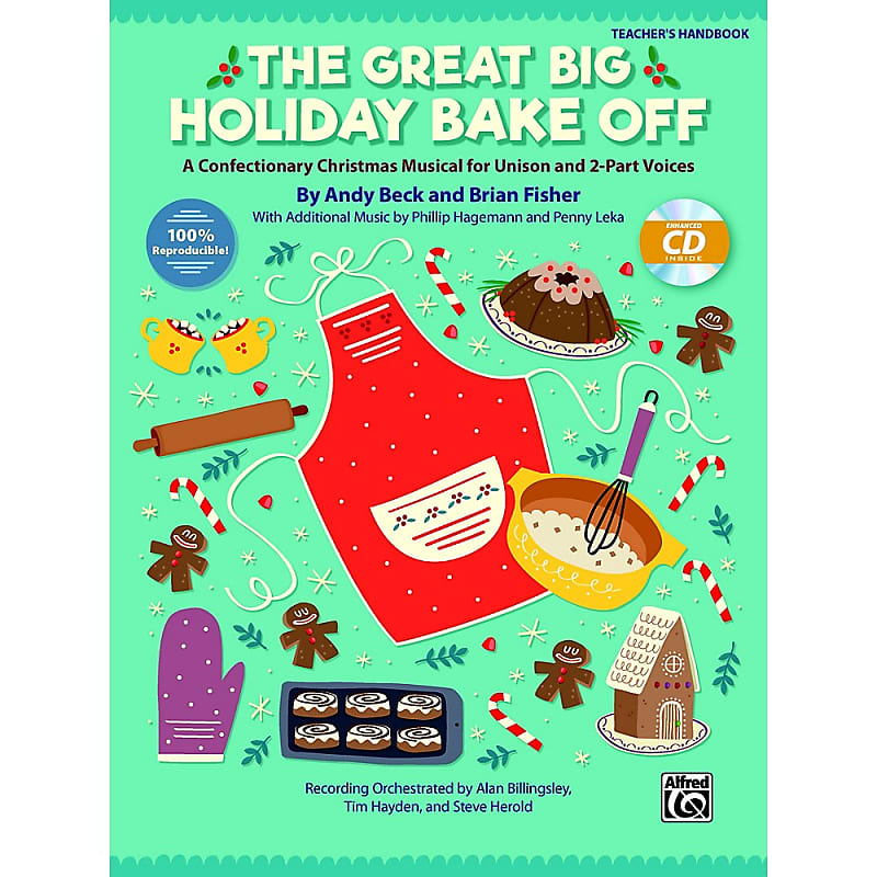 Alfred The Great Big Holiday Bake Off CD Kit (Book & Enhanced | Reverb