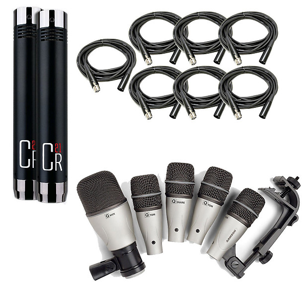 Samson 5KIT 5 Piece Drum Microphone Kit with MXL CR21 | Reverb