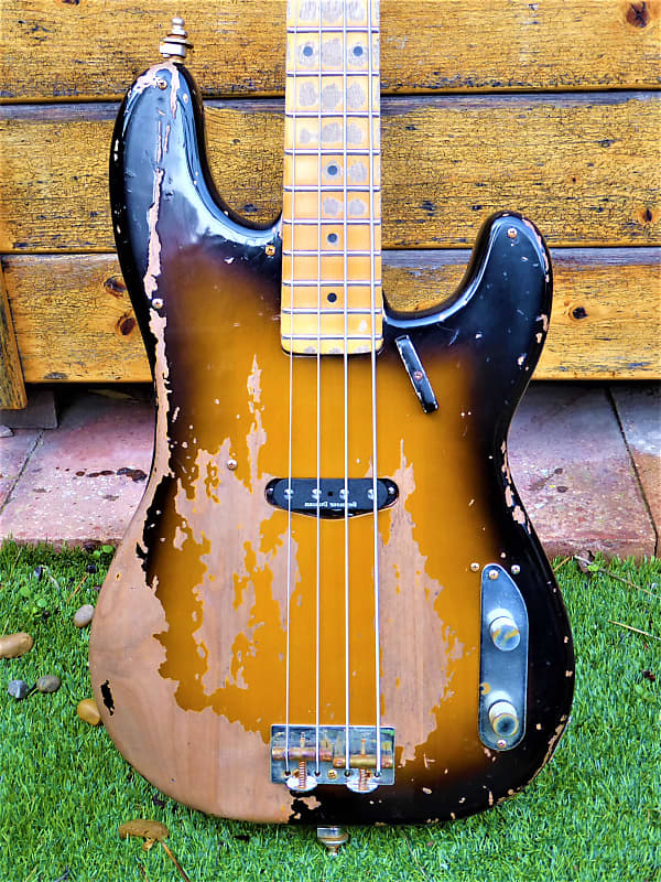 DY Guitars Sting / Police '54 P Bass relic body PRE-BUILD | Reverb