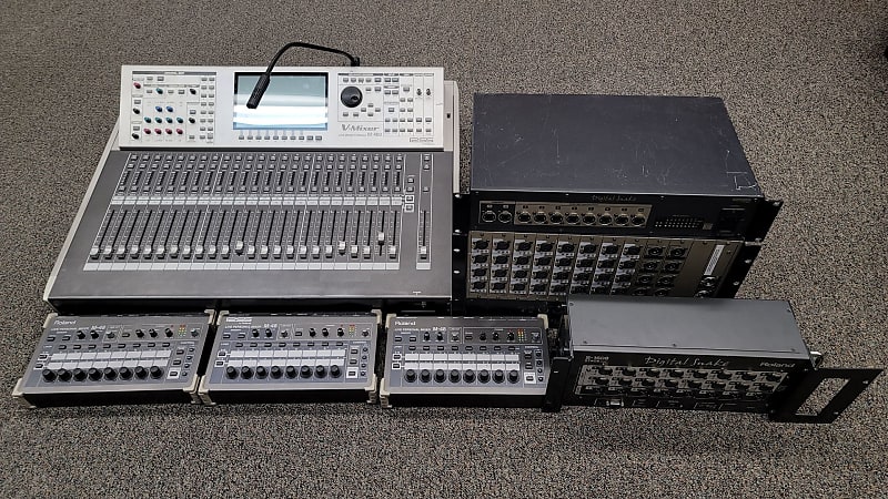 Roland V-MIXER M-400 WITH: M48, S4000S, S4000D and S1608 | Reverb