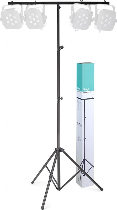 Height adjustable light stand with folding legs | Reverb