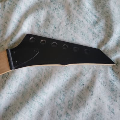 Warmoth Arcade Strat Neck 2023 - Clear Satin Poly with Black | Reverb