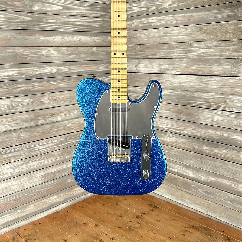 Fender J Mascis Telecaster Electric Guitar - Sparkel Blue | Reverb