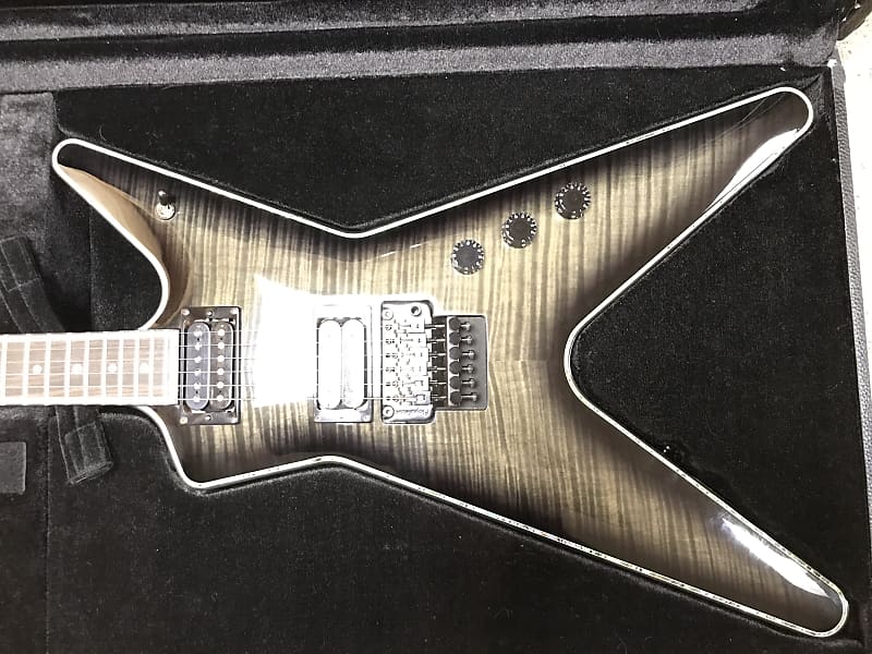 Dean ML ATF 3000 Arch top Transparent Black | Reverb