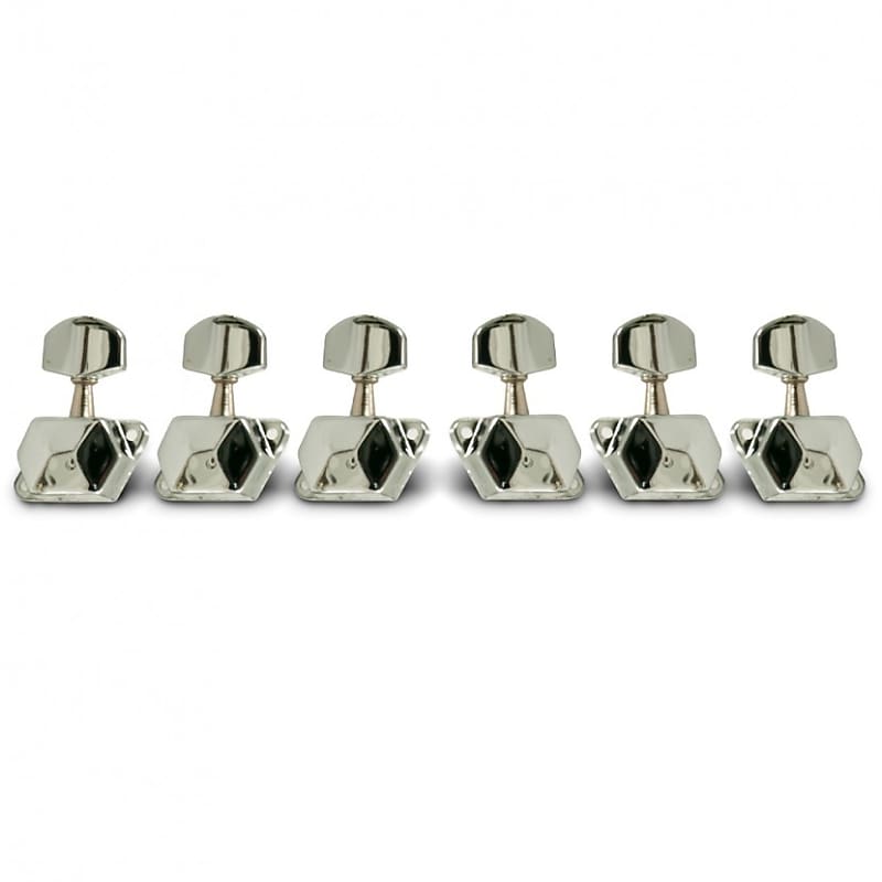 WD Music 3 Per Side Enclosed Steel String Tuning Machines, | Reverb