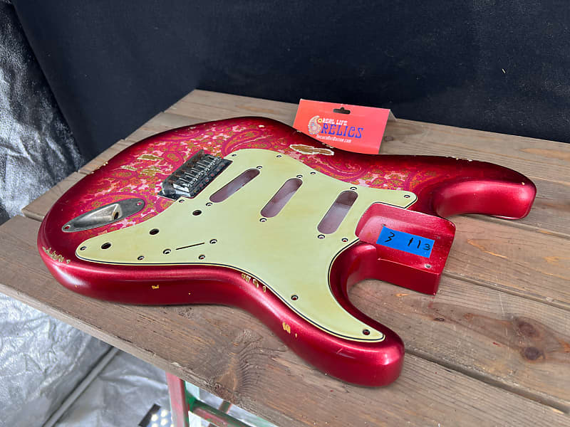 Real Life Relics Custom Class Strat® Stratocaster® Body Pink | Reverb