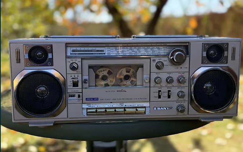 Sanyo M-7900K Rare Vintage Cassette Decks Boombox Powerful | Reverb UK