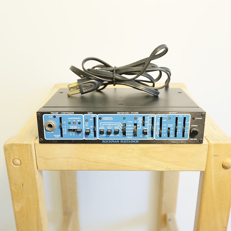 Rockman Sustainor Vintage 100 (1985) with rack shelf | Reverb