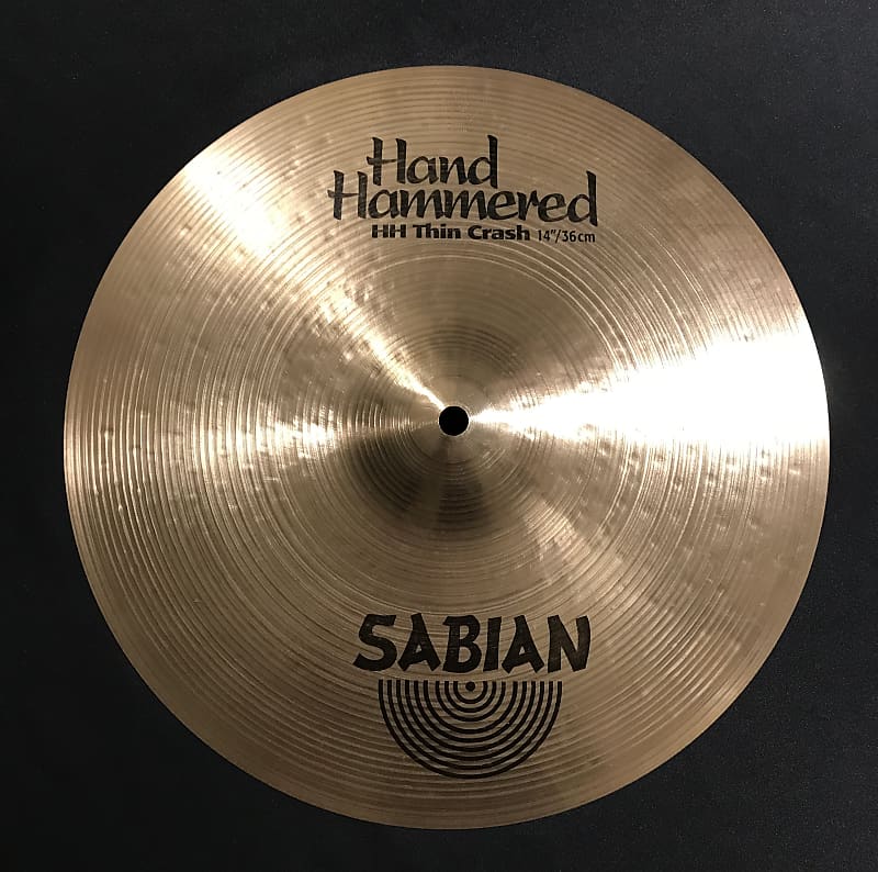 Sabian 14” HH Hand Hammered Thin Crash Cymbal 699g | Reverb