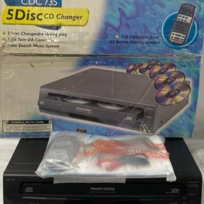 Philips Magnavox CDC 735 CD PLAYER in Original Packaging | Reverb