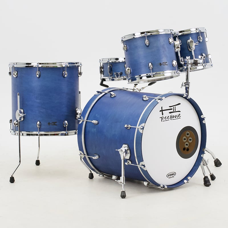 TreeHouse Custom Drums 5-piece Plied Maple Drumset "Denim" | Reverb