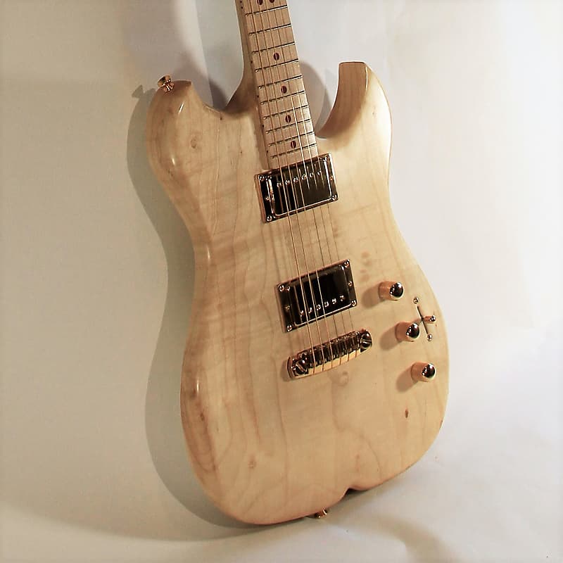 BurkeGuitar.com "One Wood" All Maple Electric Guitar | Reverb UK