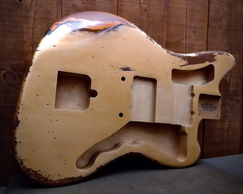 #202333 :: [RESERVED too!] Baldman's Relic Jazzmaster body in | Reverb