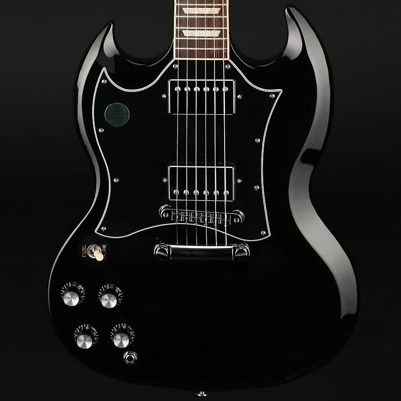 Gibson SG Standard Left-handed in Ebony #233710084 | Reverb UK