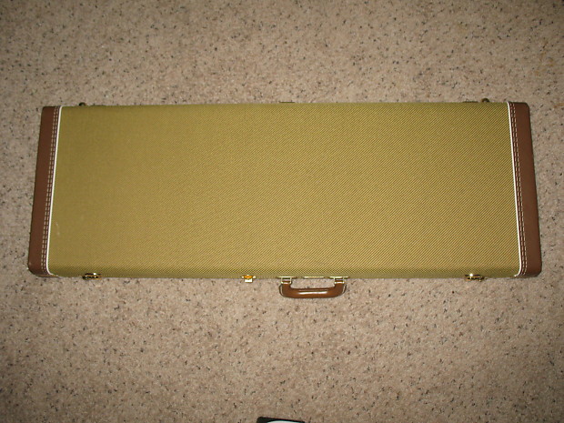 Fender G&G Fender G&G Gold Tweed Hardshell Case for Strat | Reverb