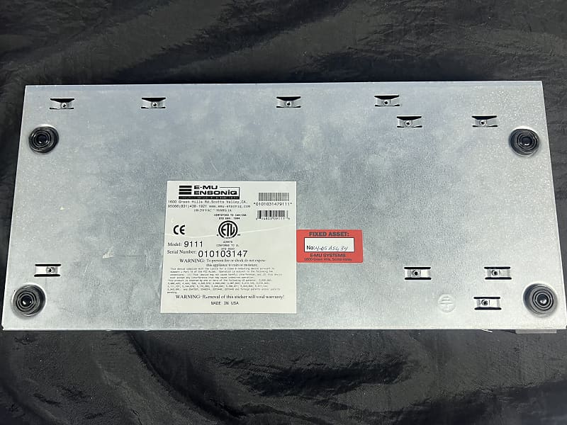 E-MU Systems Mo'Phatt Bottom Panel Chassis Emu | Reverb