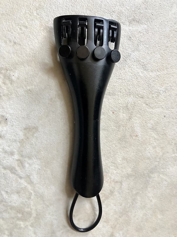 NEW 1/2 VIOLIN 4 STRING TAILPIECE w/ 4 BUILT IN FINE TUNERS & | Reverb