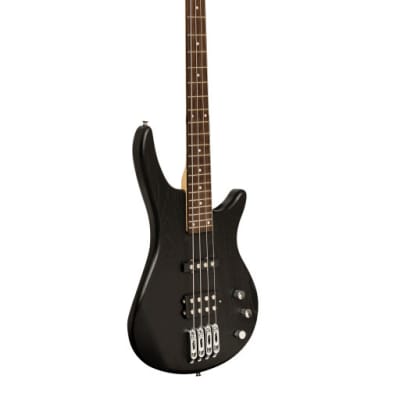 Stagg Fusion Electric Bass Guitar In Black - Ash Body With | Reverb