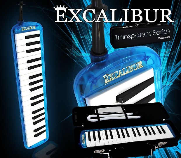 EXCALIBUR 37 NOTE PRO TRANSPARENT MELODICA 2016 BLUE | Reverb