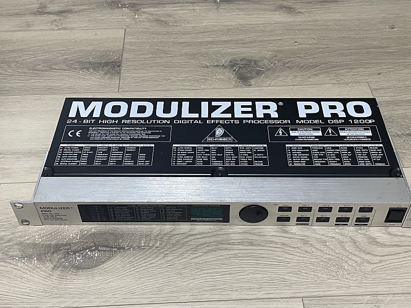 Behringer Modulizer Pro DSP 1200P 2000's - Silver | Reverb