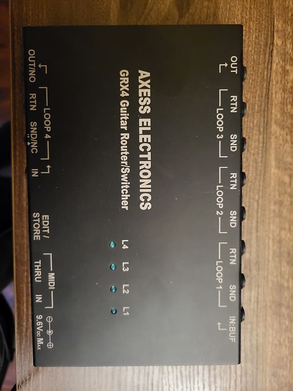 Axess Electronics GRX4 Guitar Router/Switcher | Reverb