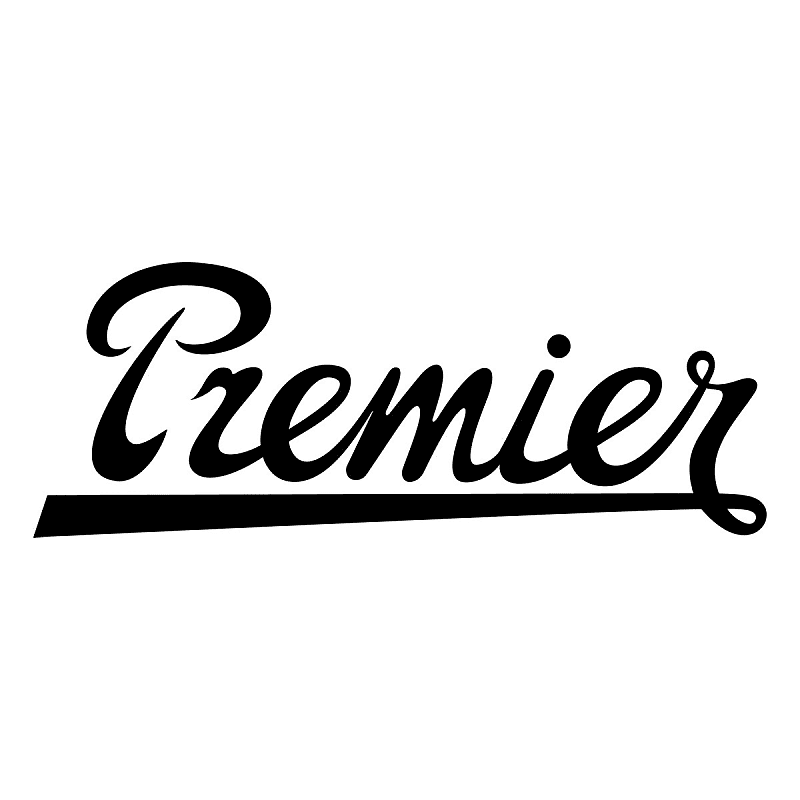 Premier Logo-'90s Script / 12" Wide | Reverb