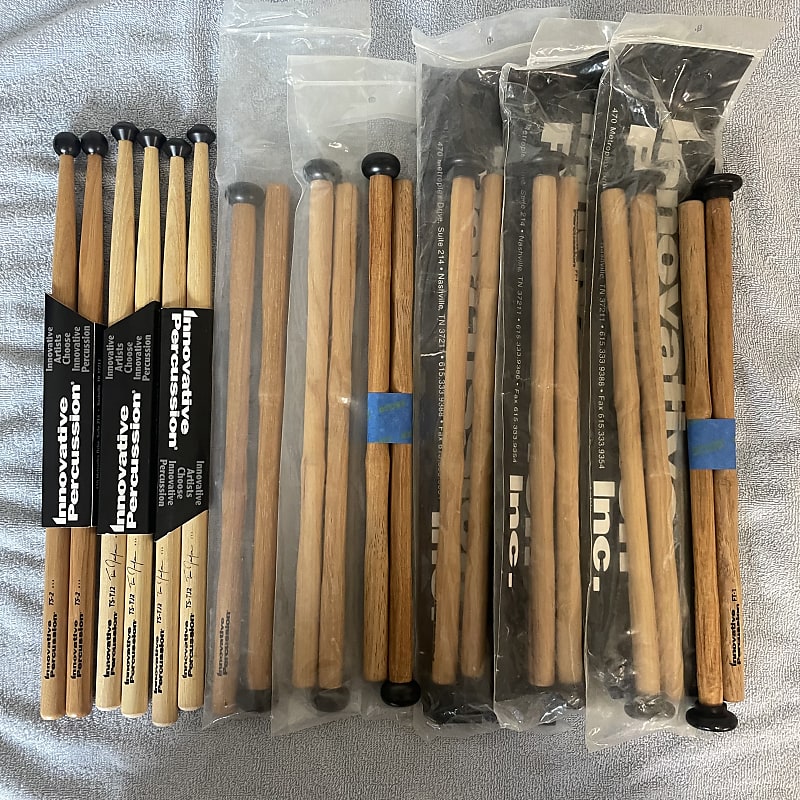 10 Pairs - Innovative Percussion TS-2, TS-TJ2, FT-1B, FT-1 | Reverb