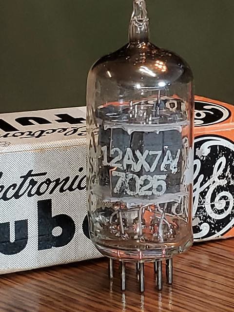 12AX7A/7025 GE NOS/NIB MaxiPreamp2/TV7 tested | Reverb