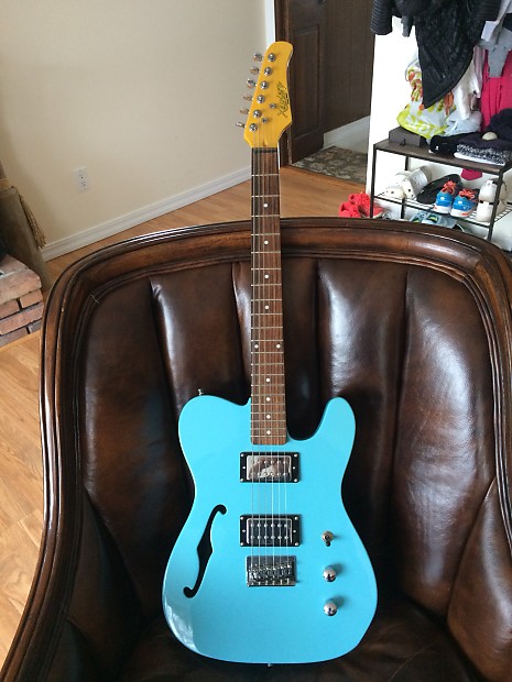 Xaviere XV-600 Telecaster Thinline Style Electric Guitar | Reverb