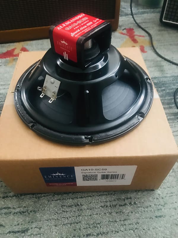 3 Eminence GA10-SC59 10" George Alessandro Signature Guitar | Reverb