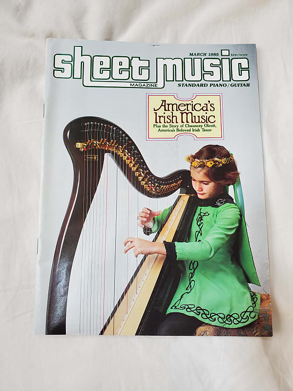 Sheet Music Magazine Back Issue March 1985 | Reverb