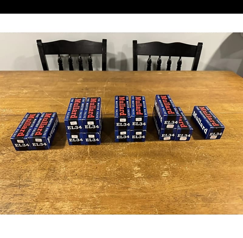 Mullard El34 2023 quad | Reverb