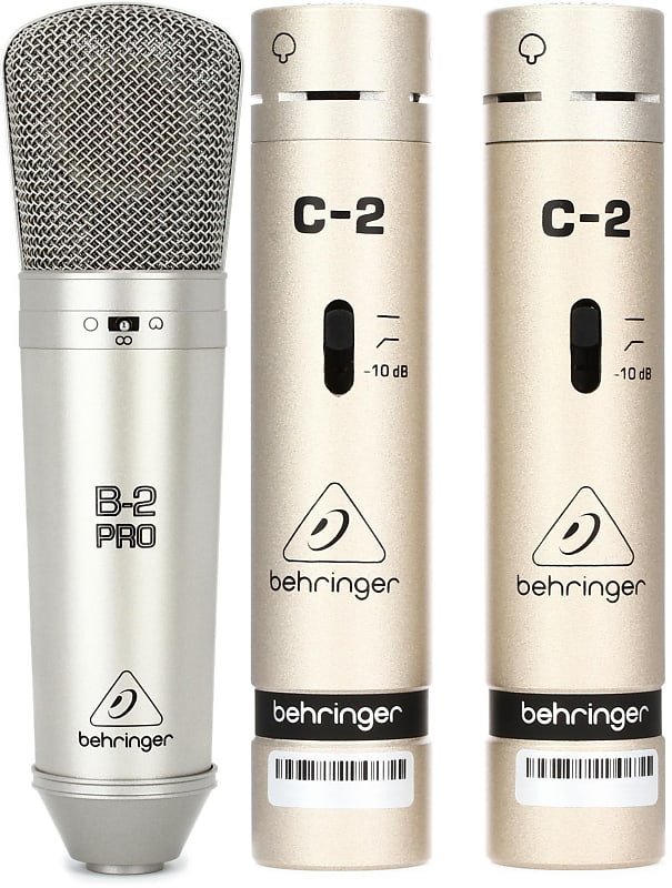 Behringer B-2 Pro Dual-diaphragm Condenser Microphone Bundle | Reverb