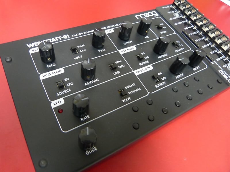 Set of 10 knobs for Moog Werkstatt-01 | Reverb