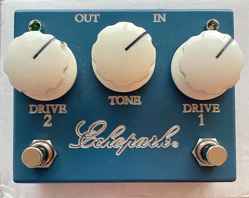 Echopark Dual Harmonic Boost Pedal 2017 - Blue | Reverb