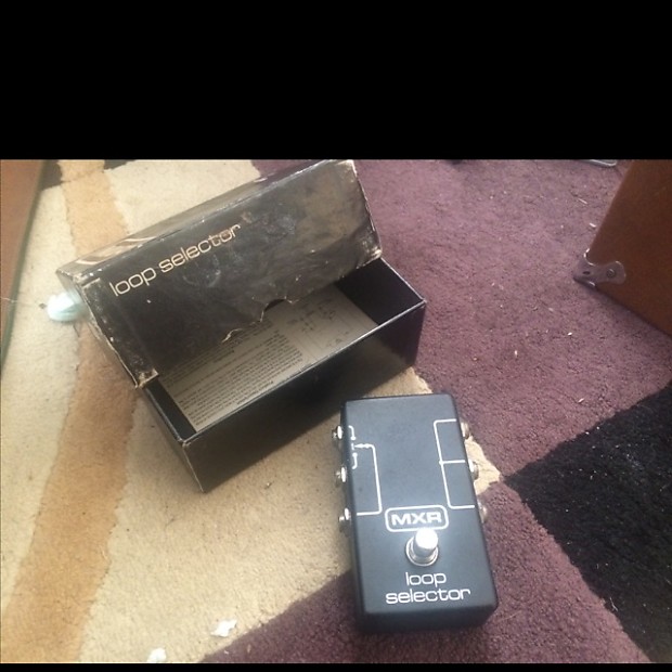 MXR Loop Selector 1970s Black & White | Reverb