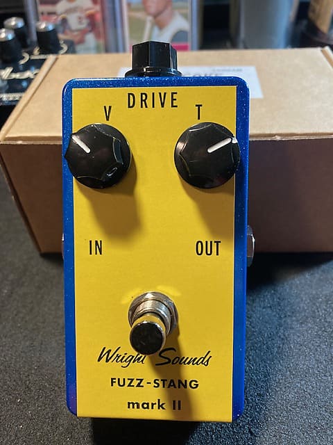 Wright Sounds Fuzz Stang Mark II 10th Anniversary 2021 Blue / | Reverb
