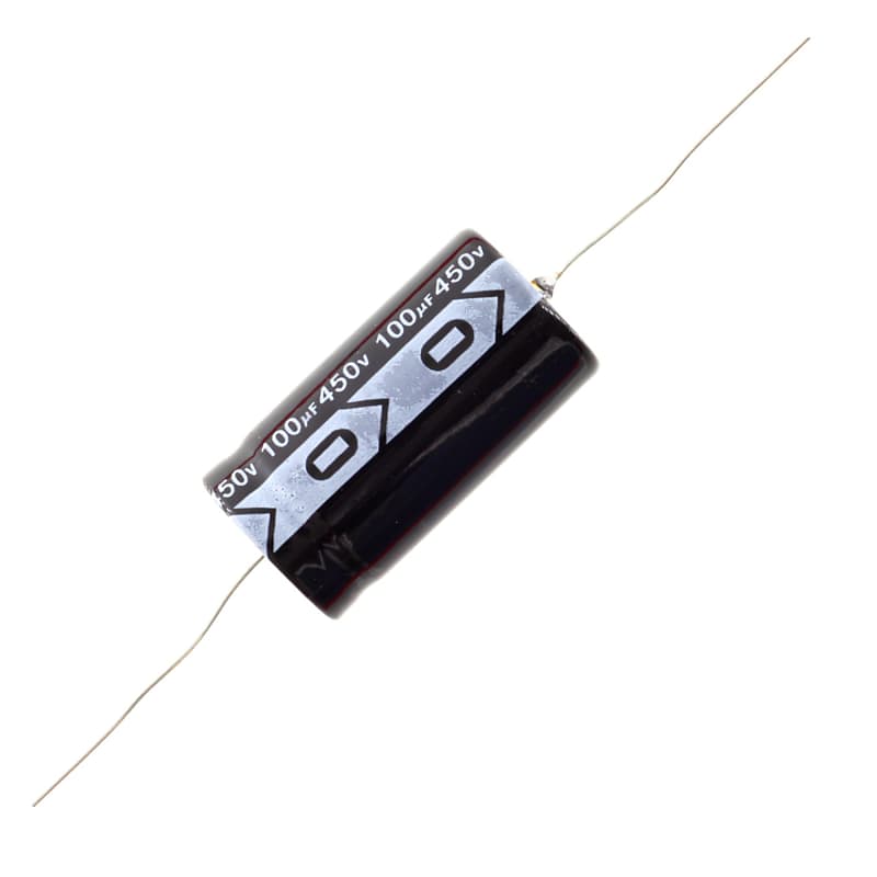 Axial Polarized Electrolytic Capacitor, 100uf @ 450VDC | Reverb