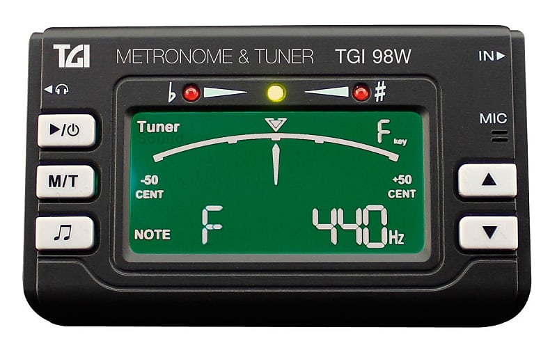 TGI (TGI98W) Chromatic Tuner / Metronome - Key Change | Reverb UK
