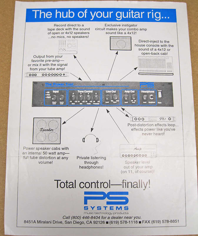 PS Systems The Power Tool Brochure | Reverb