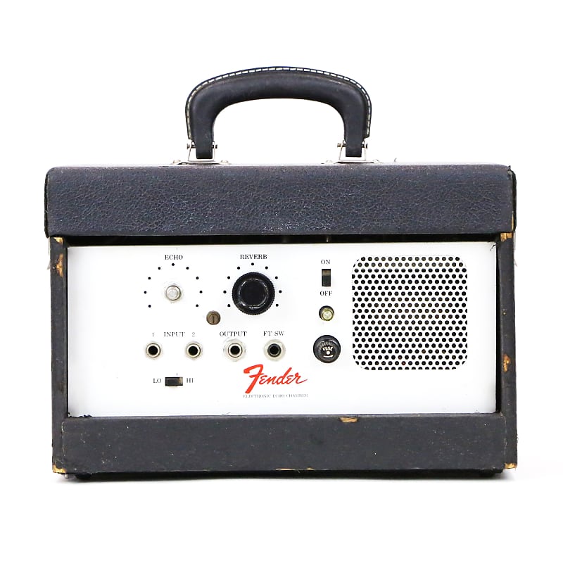 1964 Fender Electronic Echo Chamber EEC Silver Face Analog | Reverb