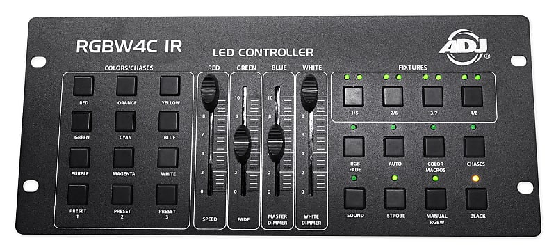 American DJ ADJ RGBW4C IR 32-Ch. DMX Controller For RGB, | Reverb