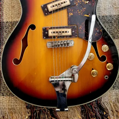 1966 Kent - Model 820 - Hollowbody - All Original - | Reverb