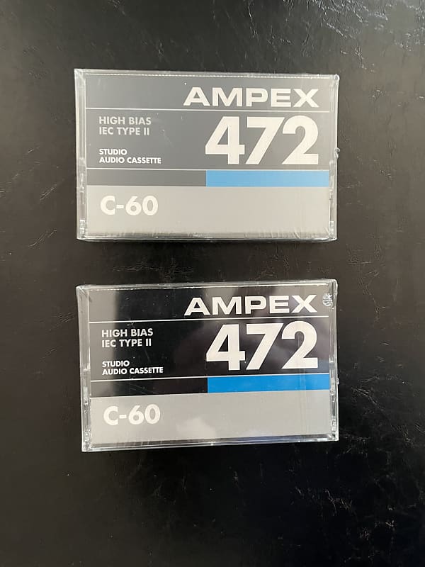 AMPEX 472 High Bias C-60 Audio Cassette | Reverb