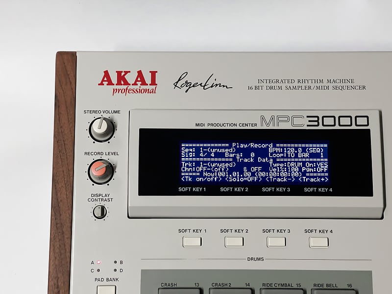 AKAI MPC 3000 LED Display White/Black | Reverb Deutschland