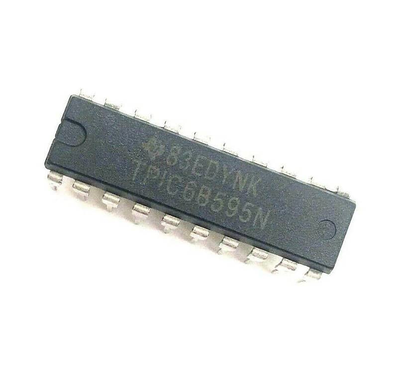 Texas Instruments TPIC6B595N 74HC595 8-bit shift register | Reverb