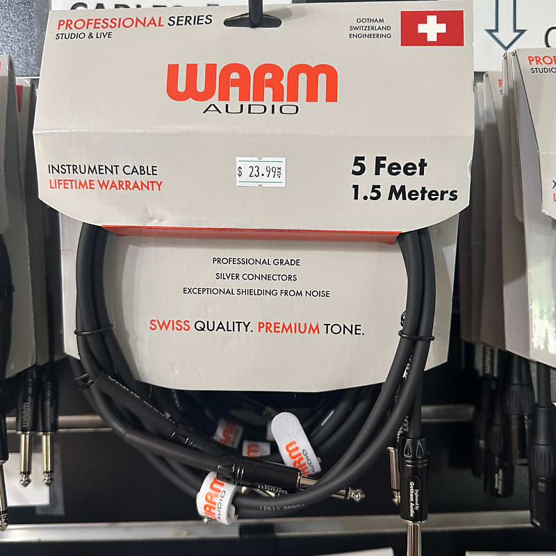 Warm Audio Professional 5' TS Cable | Reverb