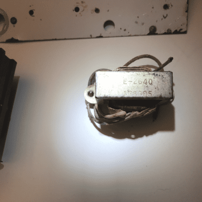 Valco 5-watt amplifier chassis, power transformer, and output | Reverb